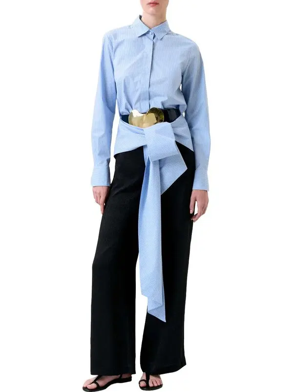 Silvia Tcherassi Malen Cotton Shirt - Stripe
