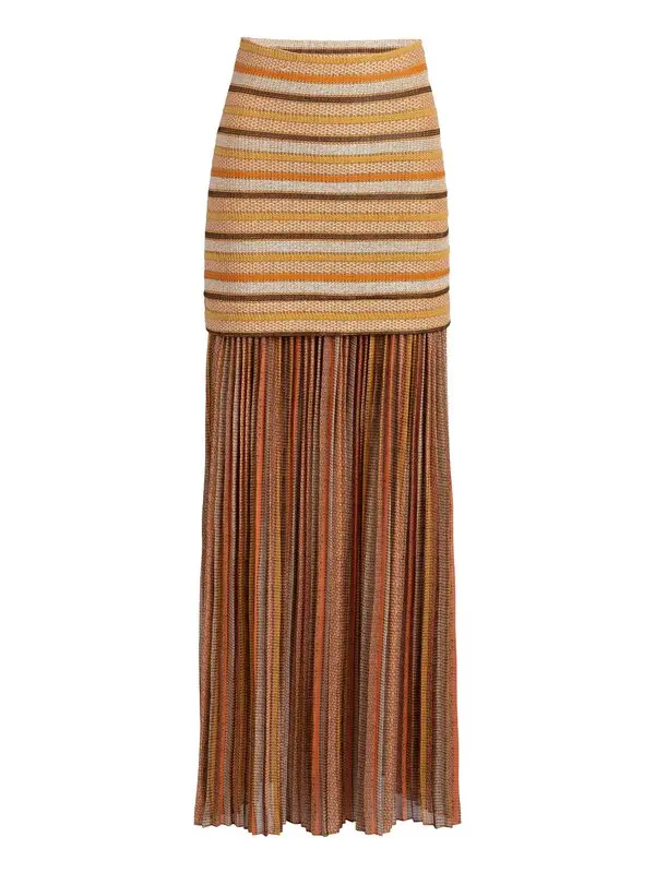 Silvia Tcherassi Neko Maxi Skirt - Stripe