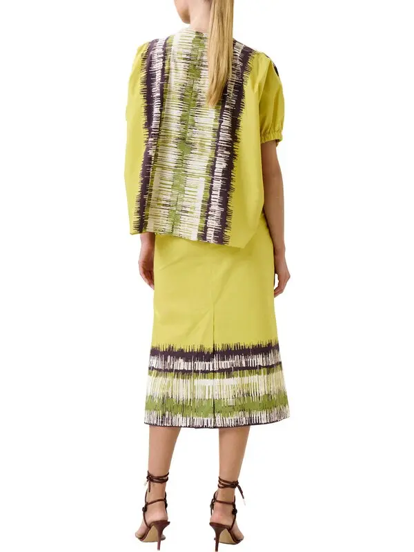 Silvia Tcherassi Atira Cotton Maxi Skirt - Print