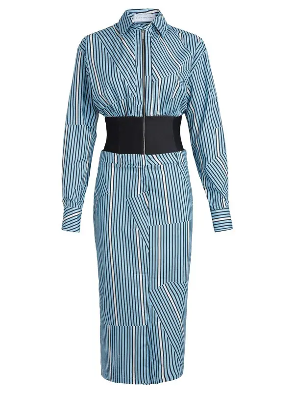 Silvia Tcherassi Lorena Cotton Maxi Dress - Stripe