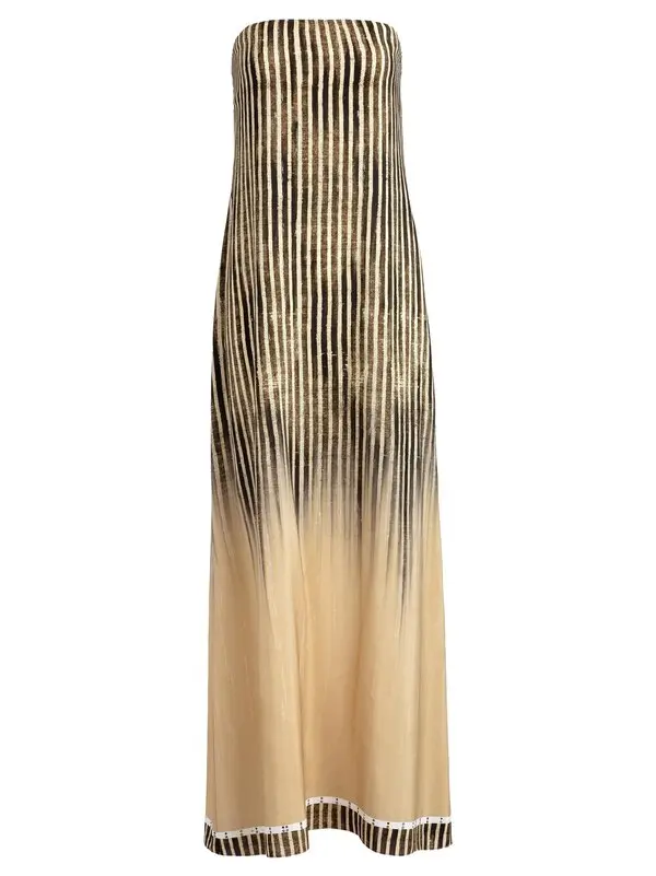 Silvia Tcherassi Lirit Silk Maxi Dress - Print
