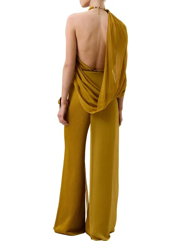 Silvia Tcherassi Gaucin Wide Leg Pants - Yellow
