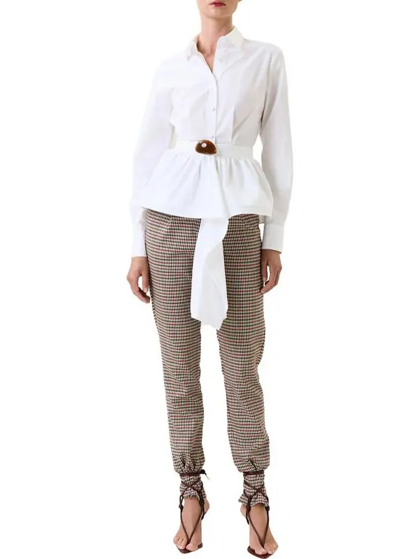 Silvia Tcherassi Malina Cotton Shirt - White