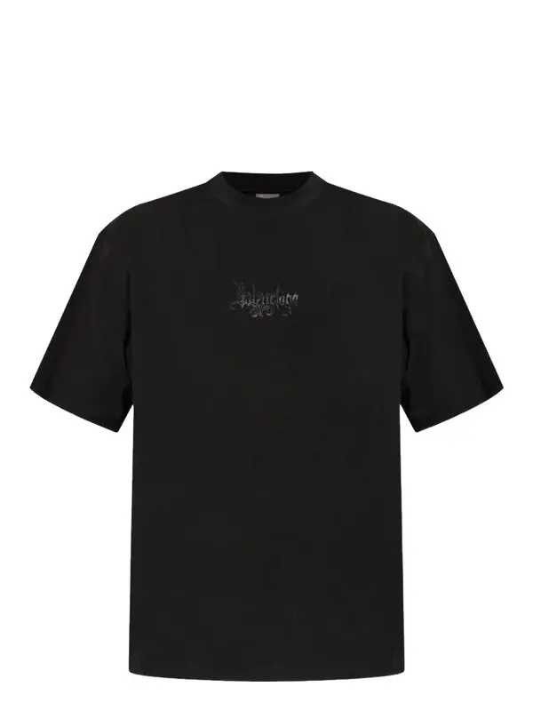 Balenciaga Logo-print T-shirt - Black