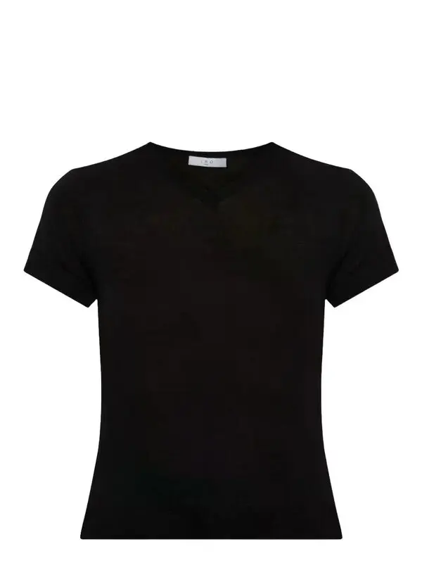 IRO PARIS Idille" V-neck T-shirt - Black