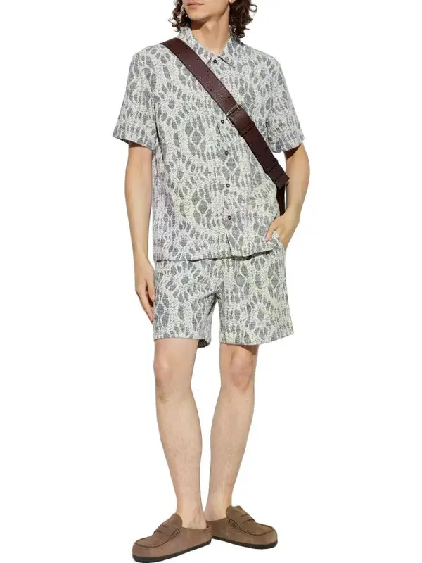 SAMSOE SAMSOE Sajabari Jacquard-patterned Shorts - Neutrals