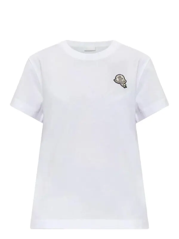 Moncler Logo Patch T-shirt - White