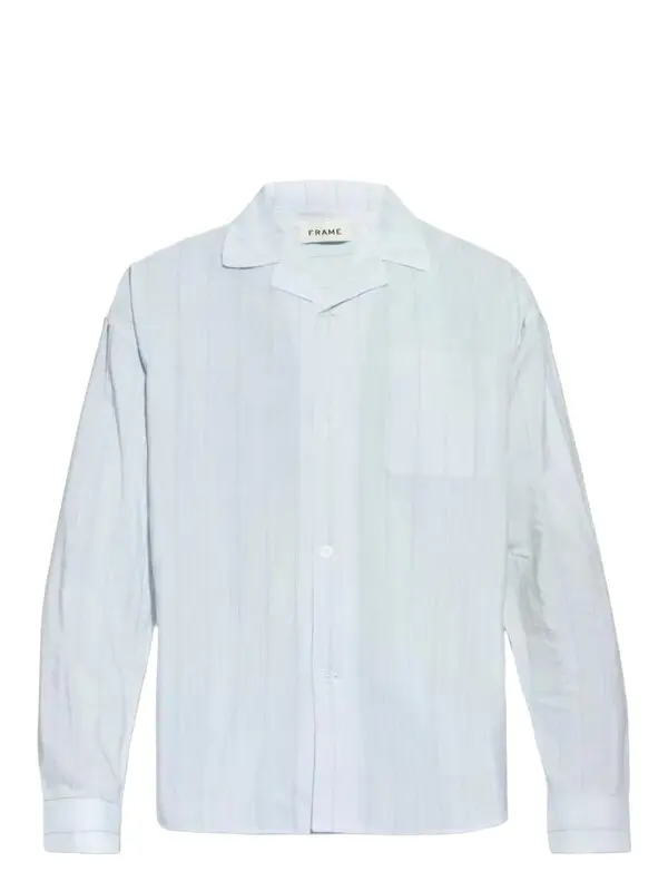 FRAME Pyjama Striped Shirt - Blue
