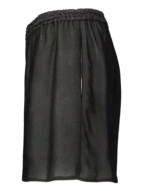 SAPIO Elasticated Waistband Shorts - Black