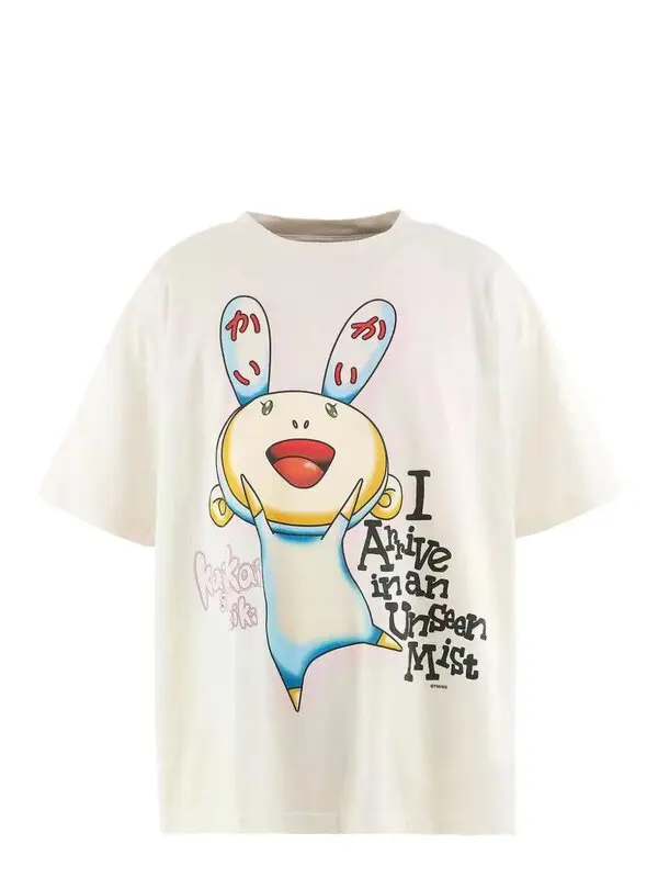 TAKASHI MURAKAMI X Yuta Hosokawa Mononoke Made Kiki Graphic-print T-shirt - Neutrals