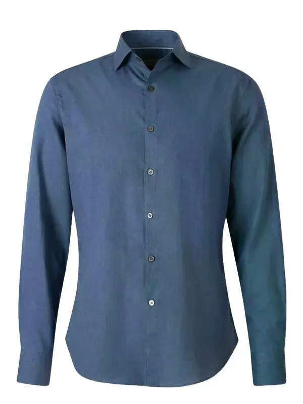 Canali Cotton Shirt - Blue