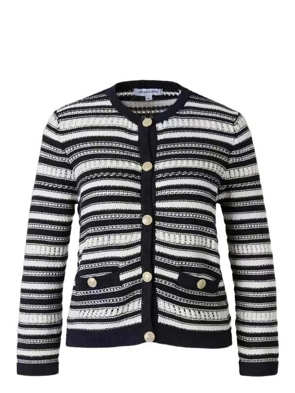 Veronica Beard Bellingham Button-front Cardigan - Blue