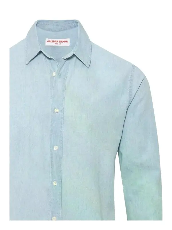 Orlebar Brown Giles Chambray Shirt - Blue
