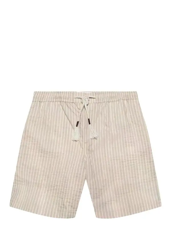 Orlebar Brown Seersucker Stripe Shorts - Neutrals