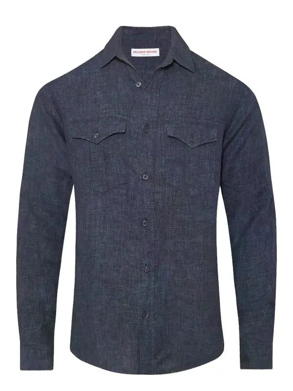 Orlebar Brown Colburn Shirt - Blue