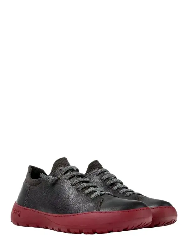 Camper Peu Serra Pebbled-effect Sneakers - Black