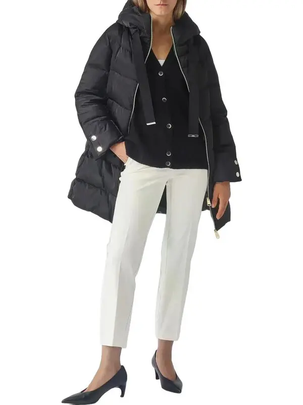 TWINSET Tailored Trousers With Logo Plaque - White