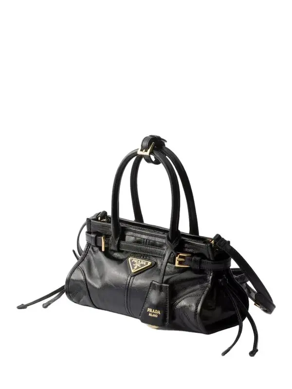 Prada Bonnie Leather Mini-bag - Black