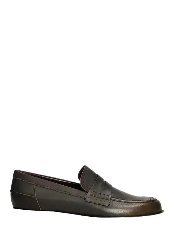 Roberto Festa Leather Loafers - Brown