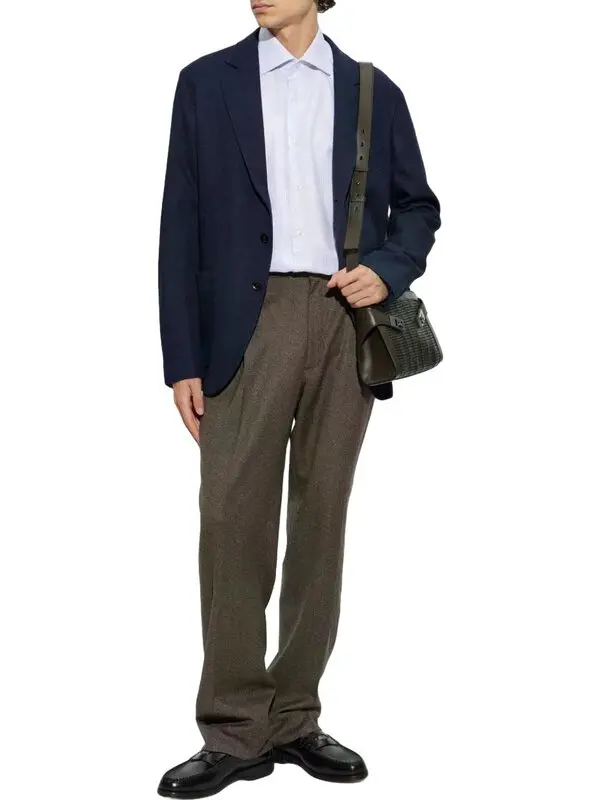 Brioni Notched-lapel Single-breasted Blazer - Blue