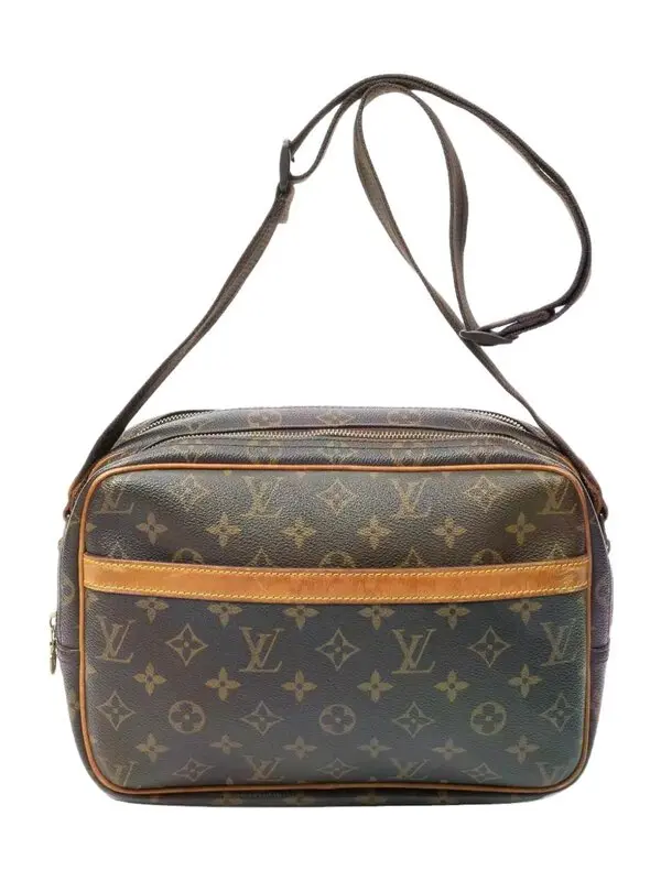 LOUIS VUITTON Monogram Reporter Pm Shoulder Bag - Brown