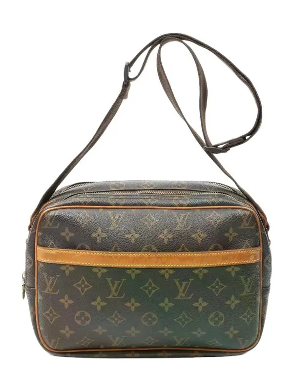 LOUIS VUITTON Monogram Reporter Pm Shoulder Bag - Brown