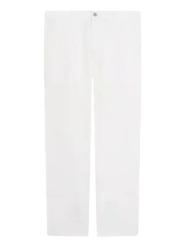 PT TORINO Twill Weave Patch Pocket Jeans - White