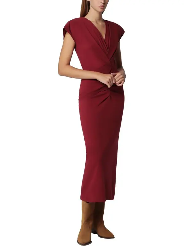 Isabel Marant Étoile Nadra Jersey Wrap Dress - Red