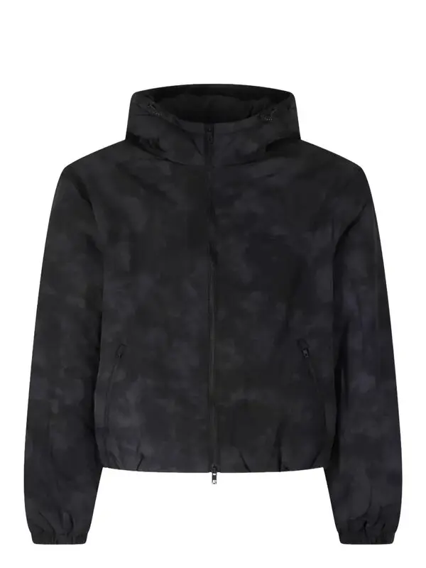 REPRESENT Cyclone Printed Hooded Jacket - Black