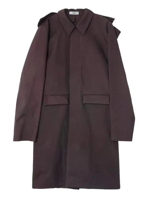 RIER Single-breasted Coat - Brown