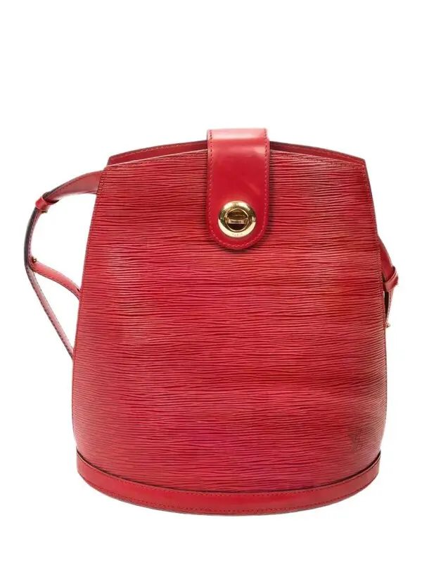 LOUIS VUITTON Cluny Epi Leather Shoulder Bag - Red