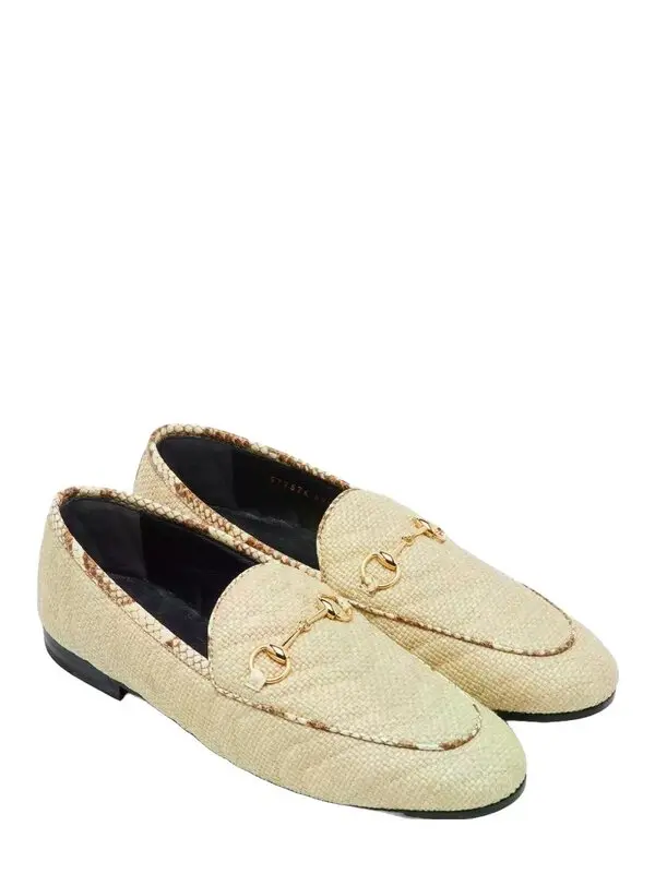 Gucci Jordaan Horsebit Loafers - Neutrals