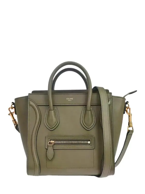 Celine 2019 Nano Luggage Handbag - Green