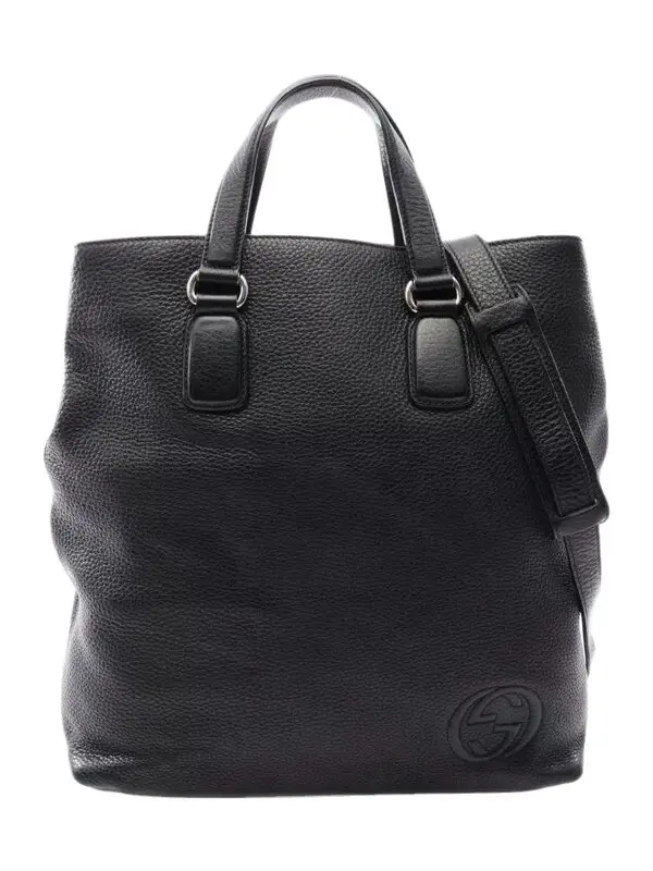 Gucci Soho Interlocking G Tote Bag - Black