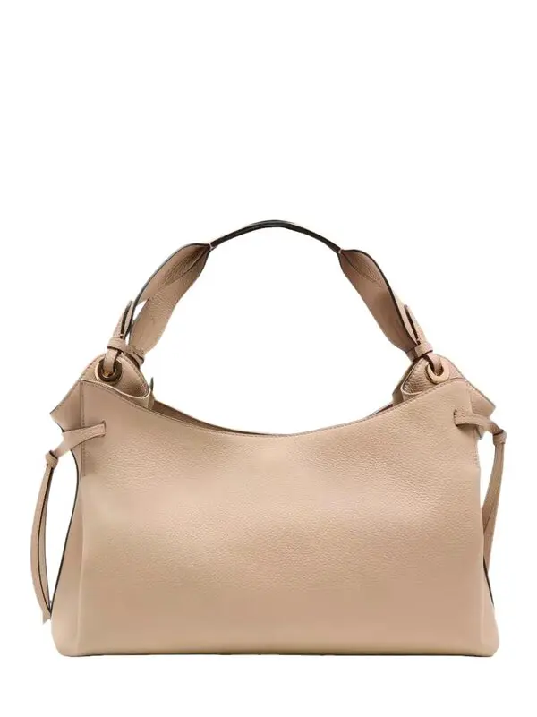 LANCEL Swann Leather Tote Bag - Neutrals