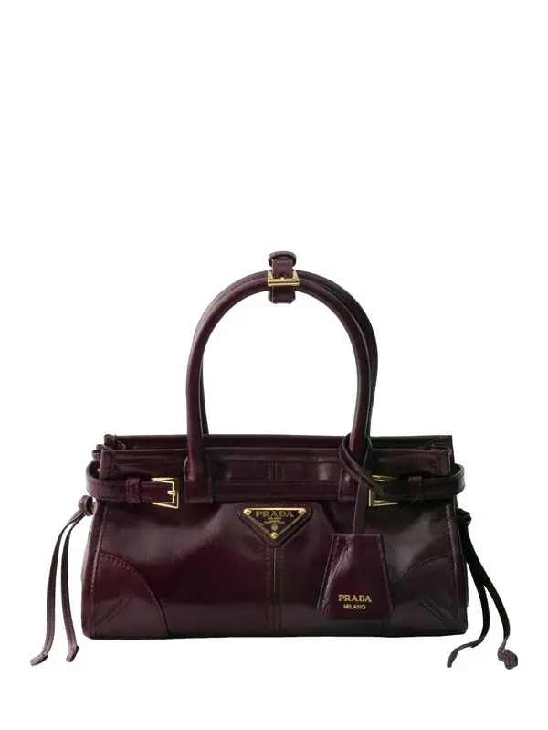 Prada Bonnie Leather Mini Bag - Red
