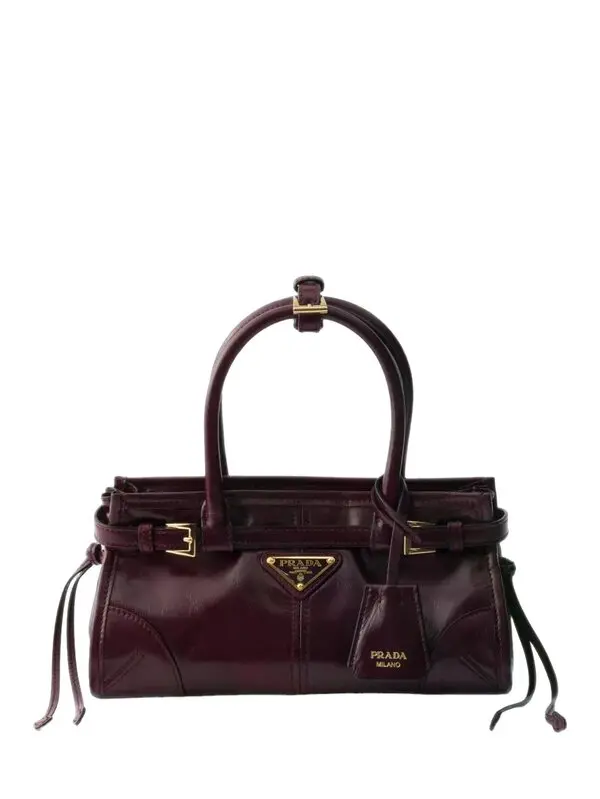 Prada Bonnie Leather Mini Bag - Red