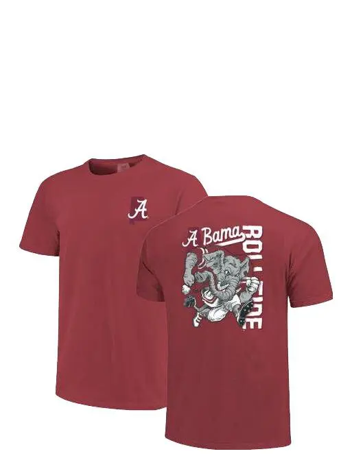 IMAGE ONE Alabama Tide Sketched Mascot Comfort Colors T-shirt - Crimson