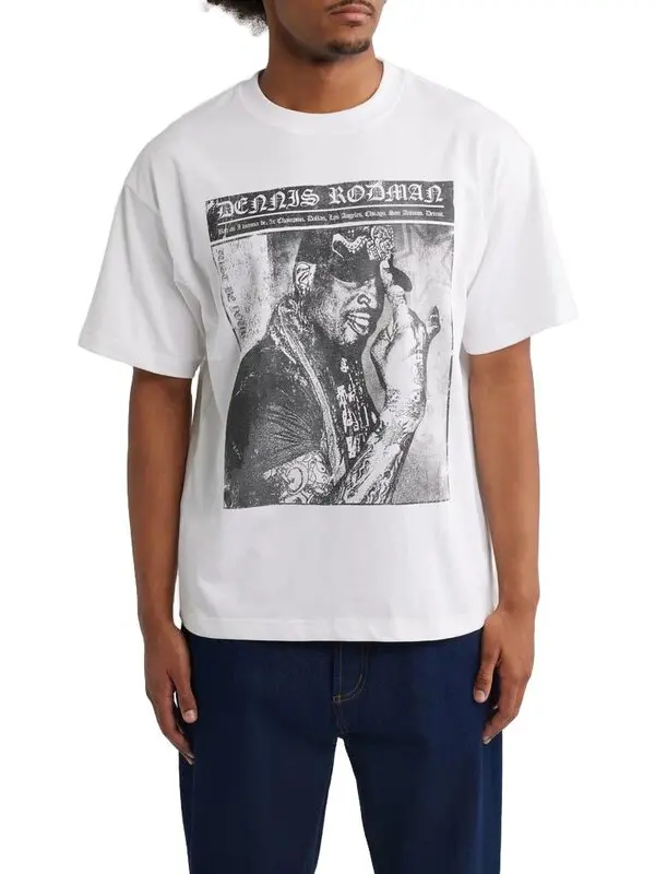 ID SUPPLY CO Paparazzi Graphic T-shirt - White