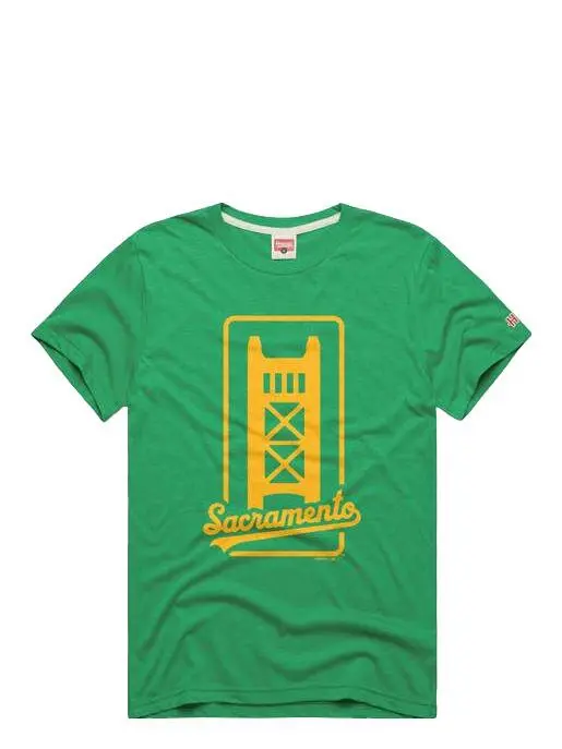 HOMAGE Athletics Tri-blend Hyperlocal T-shirt - Green