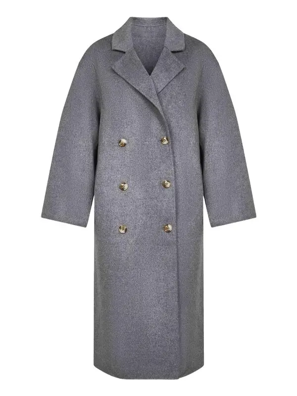 LOU LOU STUDIO Loulou De Saison Double Breasted Coat - Grey