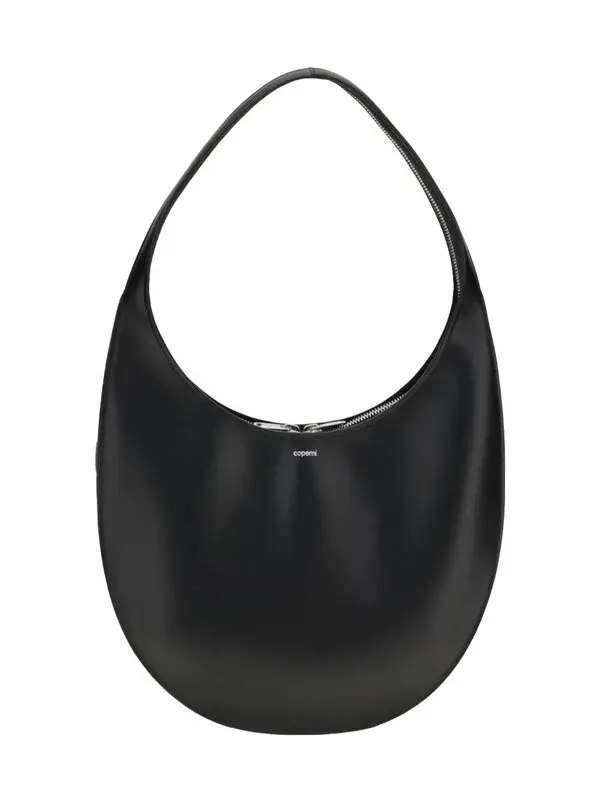 Coperni Swipe Leather Shoulder Bag - Black