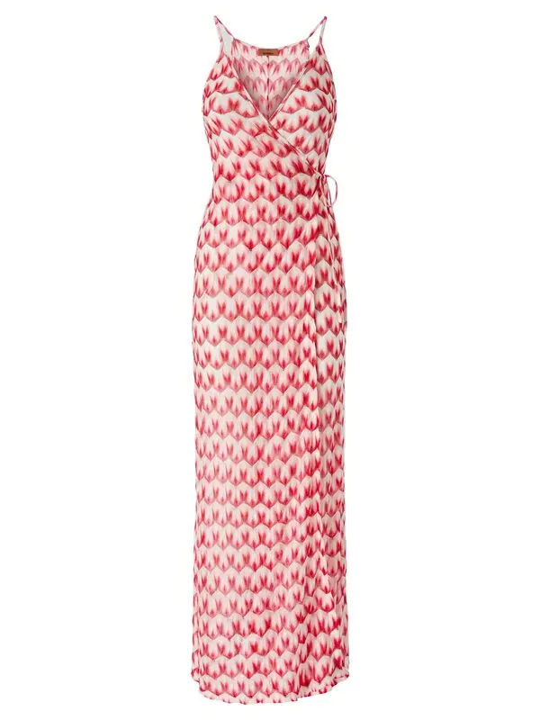 Missoni Long Cover-up In Viscose With Floral Pattern - Multicoloured