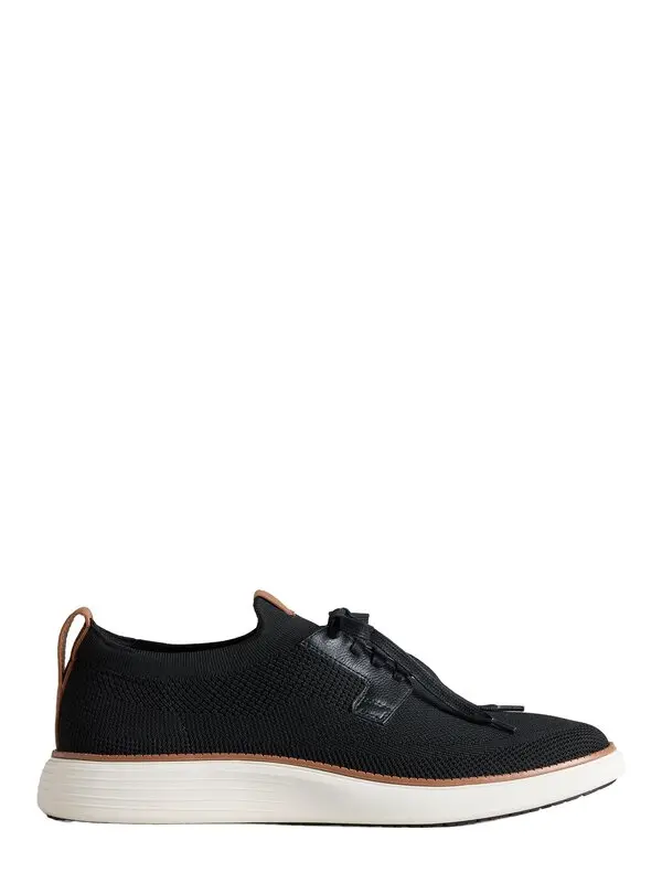 Quince Engineered Knit Derby Sneaker - Black