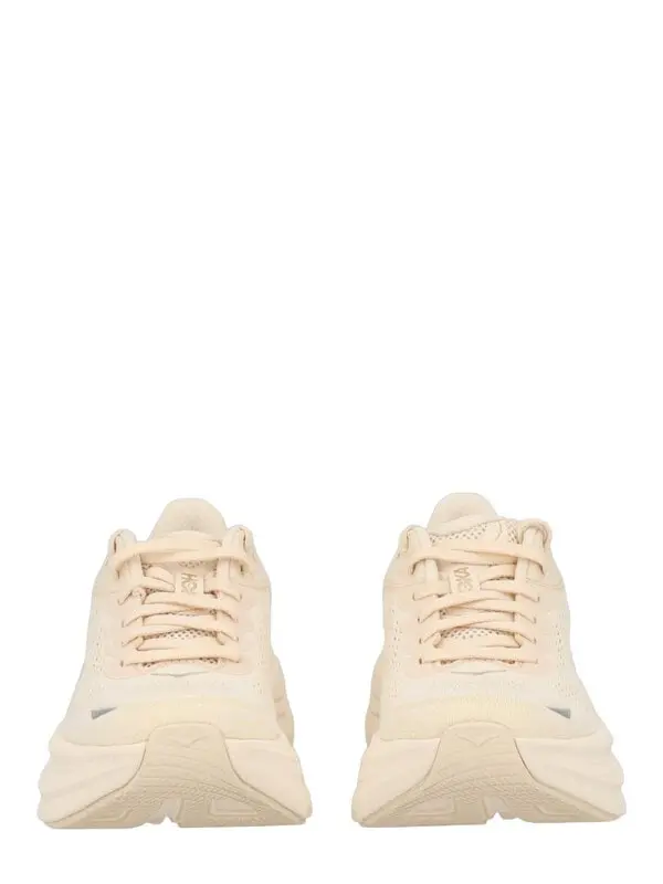 Hoka One One Bondi 9 Lace-up Sneakers - Beige