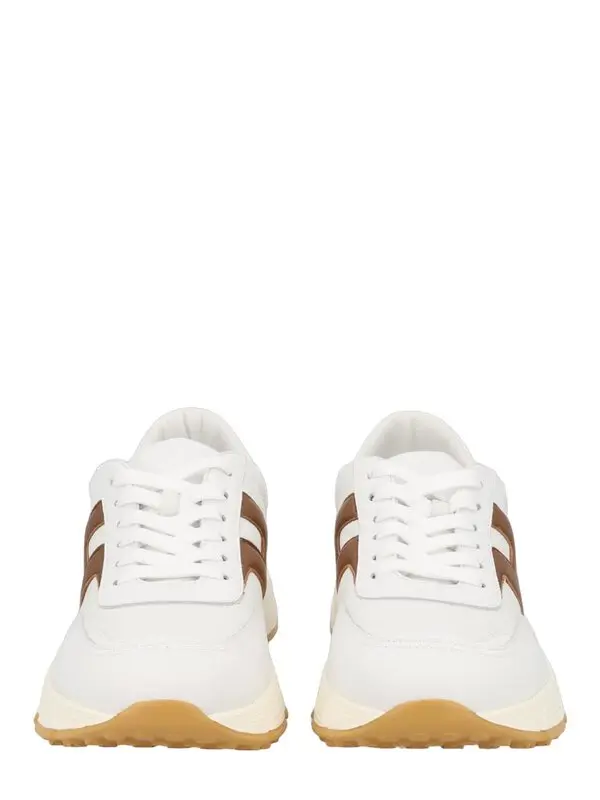 Hogan Hyperlight Calfskin & Mutton Mini Sneaker - White