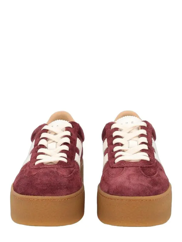 Hogan Low Top Sneakers - Bordeaux