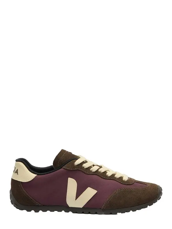 VEJA Low-top Suede Logo Sneakers - Amarante_butter
