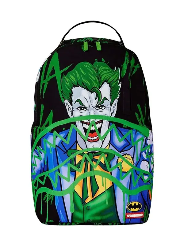 SPRAYGROUND X Batman Joker Hahahahaha Slime Dlxsr Backpack - Green