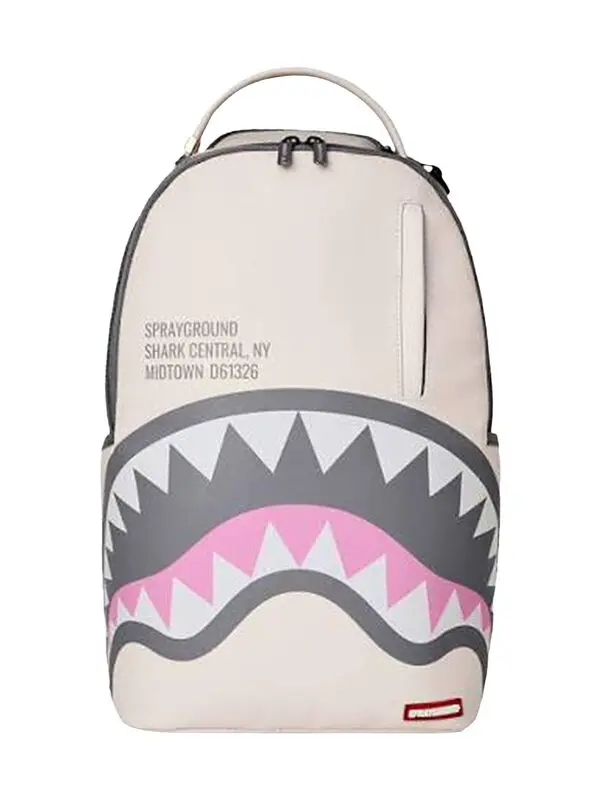 SPRAYGROUND Shark Central Rose Dlxsv Backpack - White